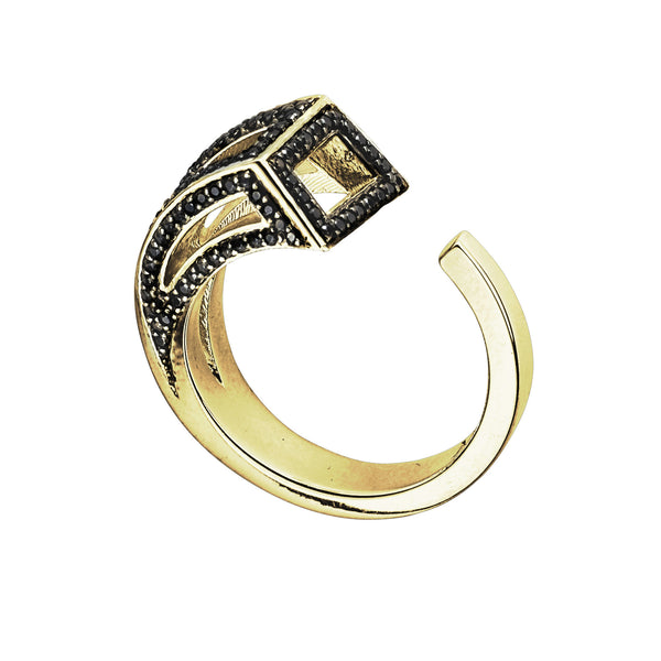 Sabre Full Pavé Ring – Moratorium Studio